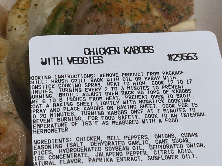 How to Cook Costco's Chicken Kabobs with Veggies