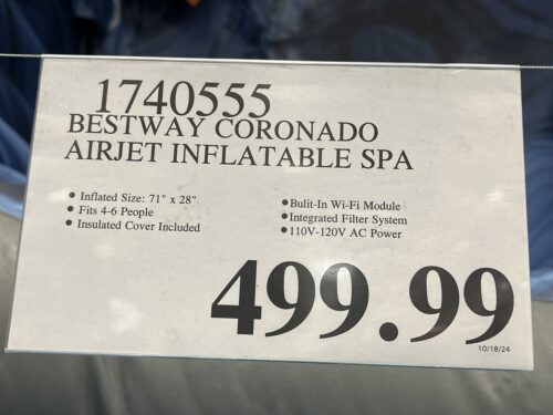 Saluspa Coronado Inflatable Hot Tub at Costco Review: Everything You ...